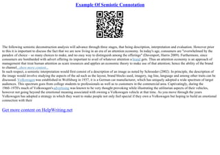 Fashion And Semiotics Essay | PPT