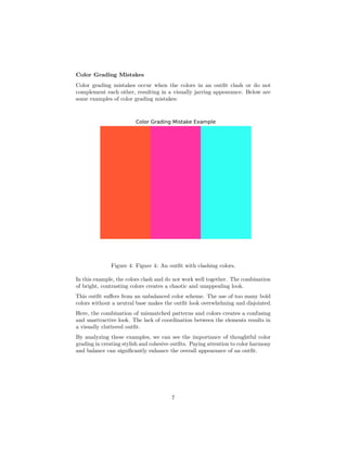Fashion and Styling Tips and Colour grading | PDF