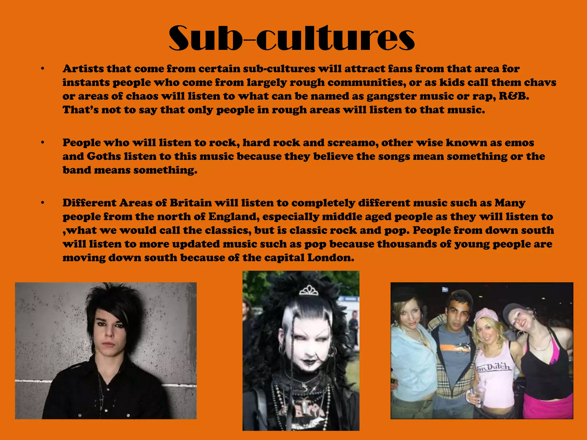 Fashion and sub cultures | PPTX