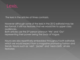 Fashion articles finished | PPTX | Celebrity Style | Pop Culture