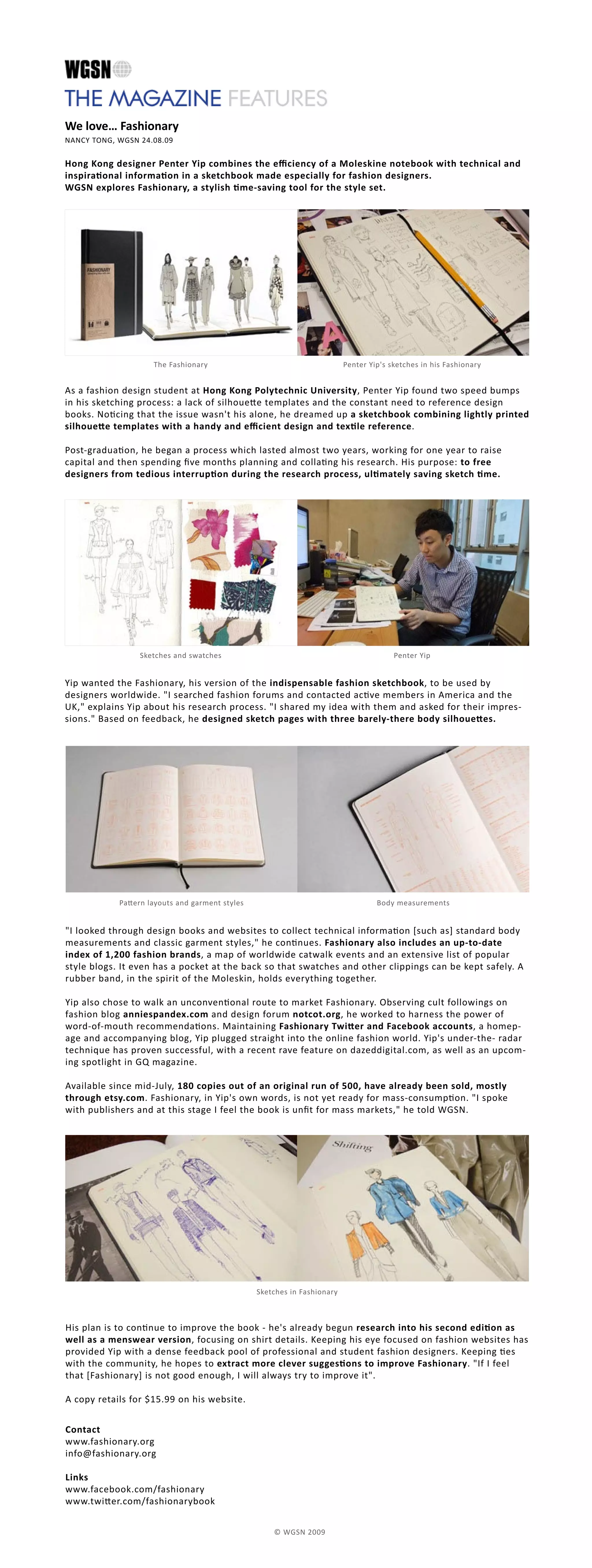 Fashionary by WGSN | PDF