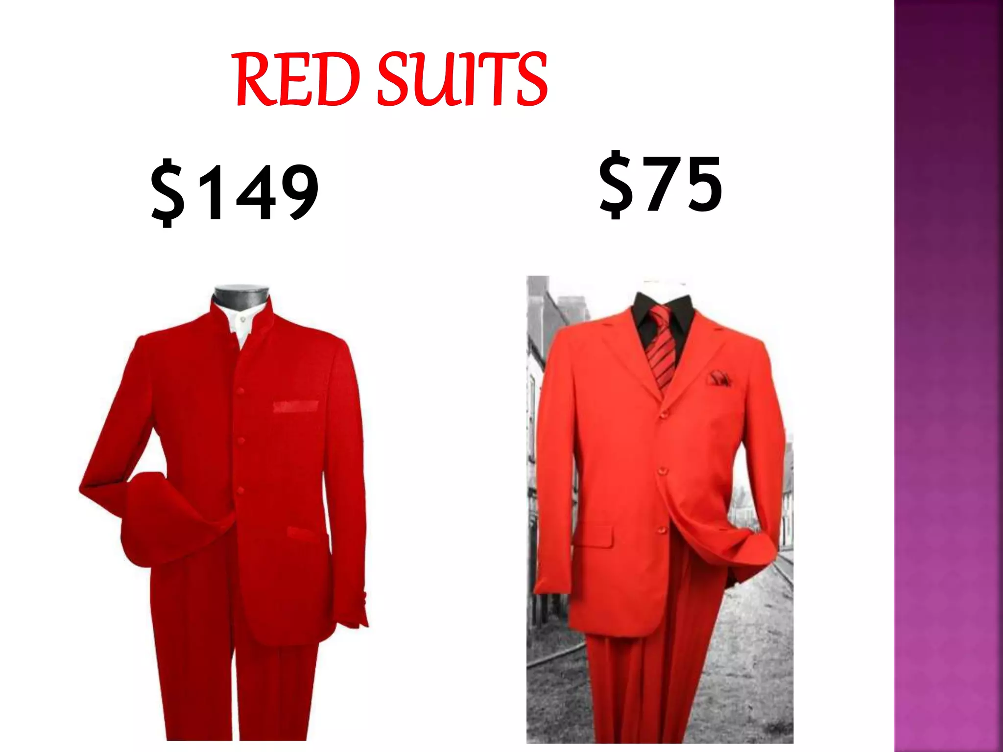Fashion color suits | PPTX