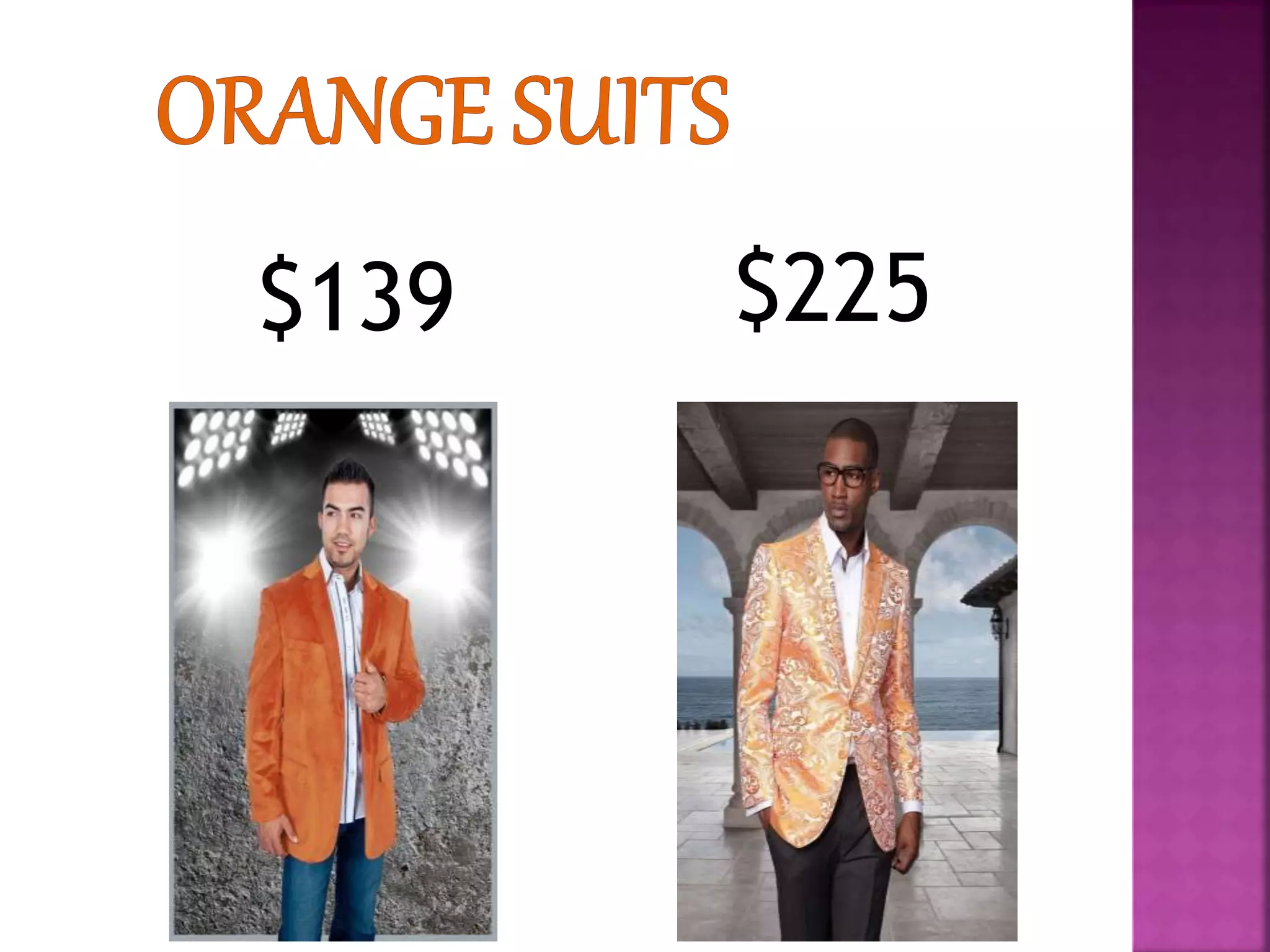 Fashion color suits | PPTX