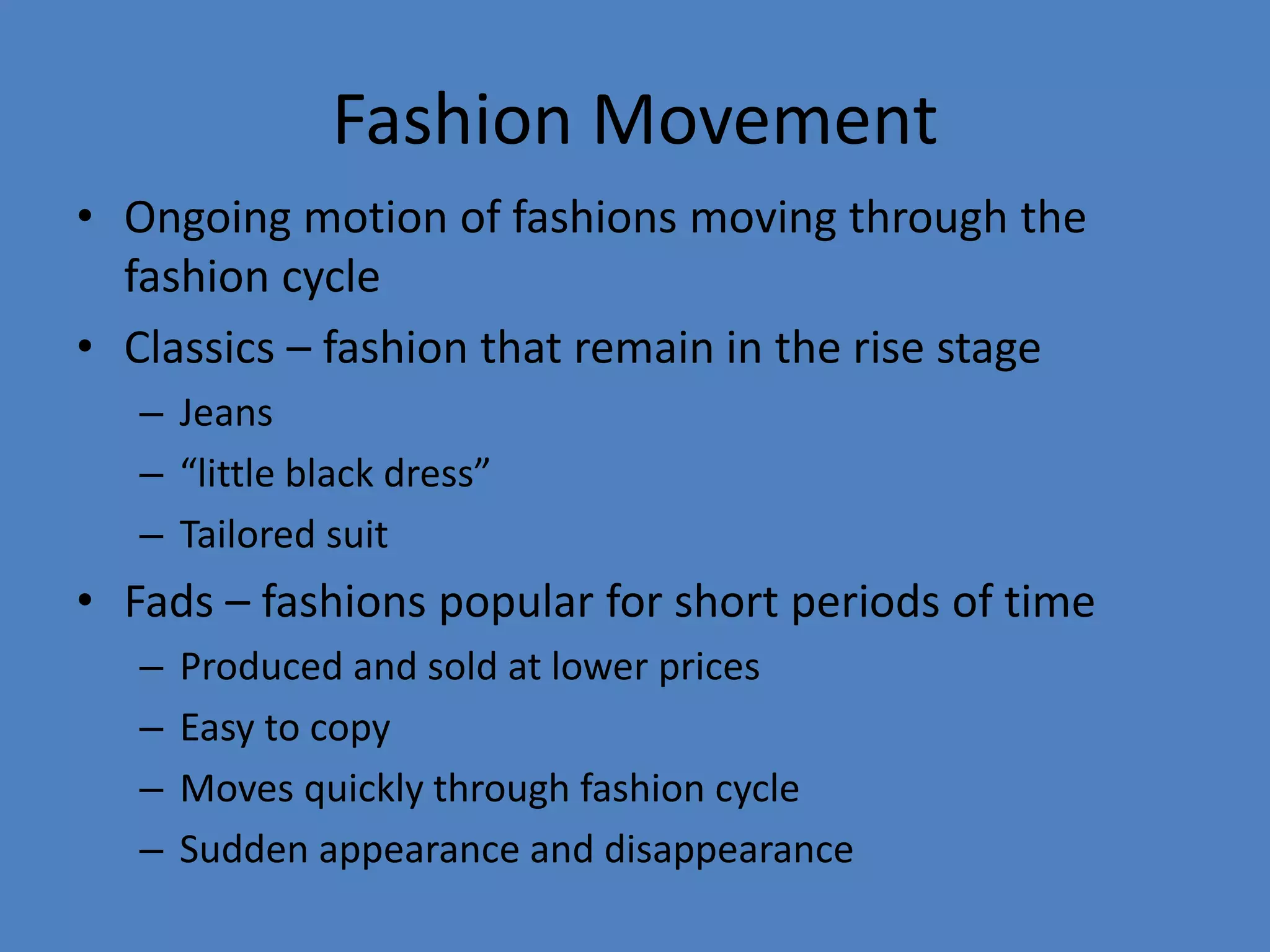 Fashion cycle | PPT