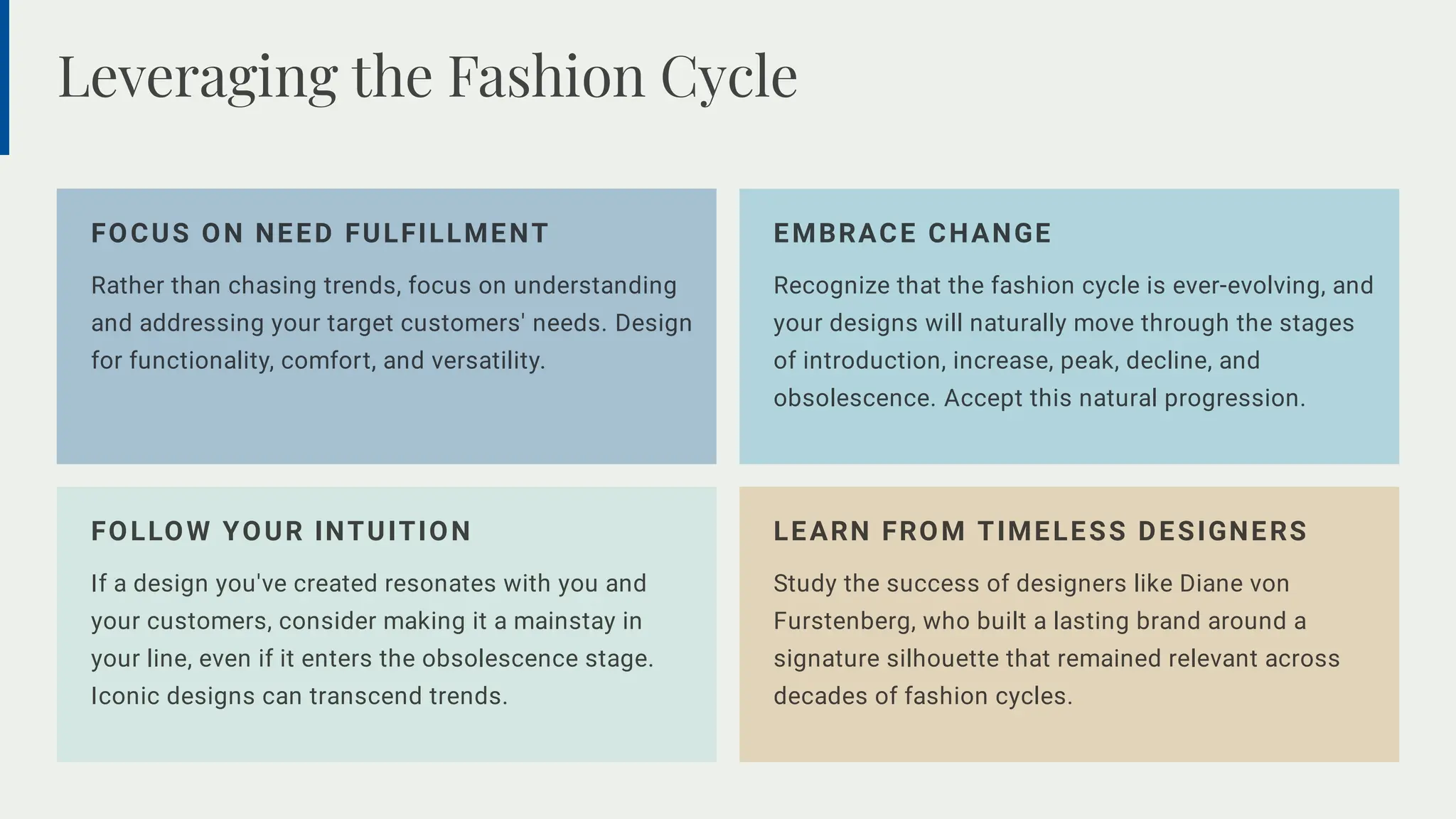 Fashion Cycle Stages - 5 Stage Breakdown | PDF