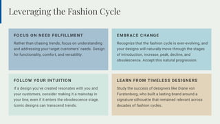 Fashion Cycle Stages - 5 Stage Breakdown | PDF