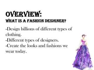 Fashion Designers | PPTX