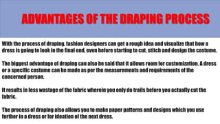Fashion draping | PPTX