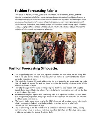 Fashion forecast | DOCX