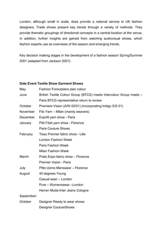 Fashion forecasting | PDF