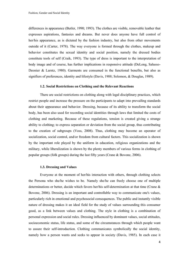 Fashion, gender and social identity | PDF | Women\'s Outerwear | Women ...