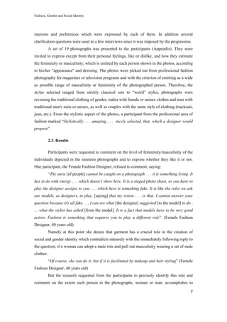 Fashion, gender and social identity | PDF