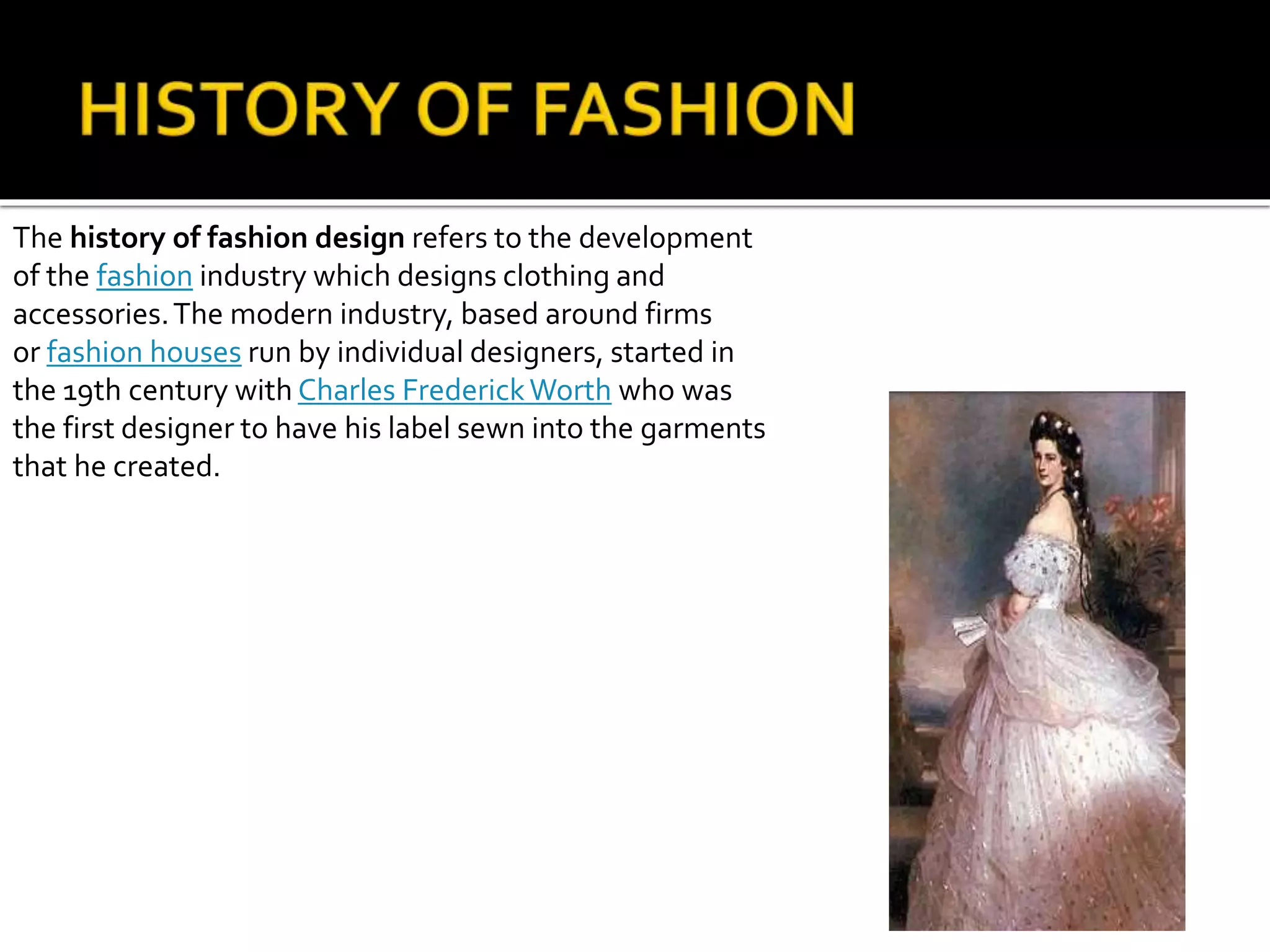 Fashion industry | PPT