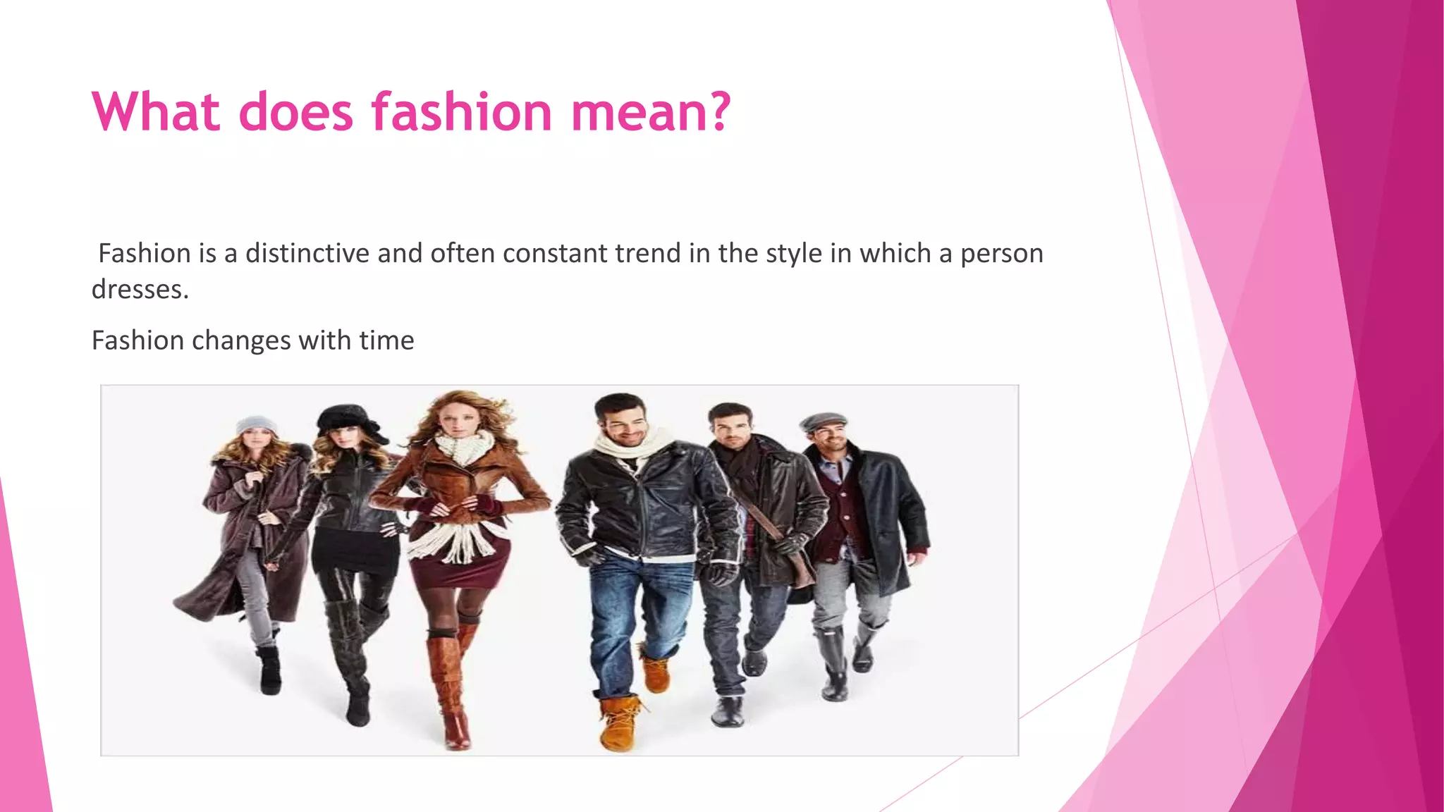 Fashion industry | PPTX