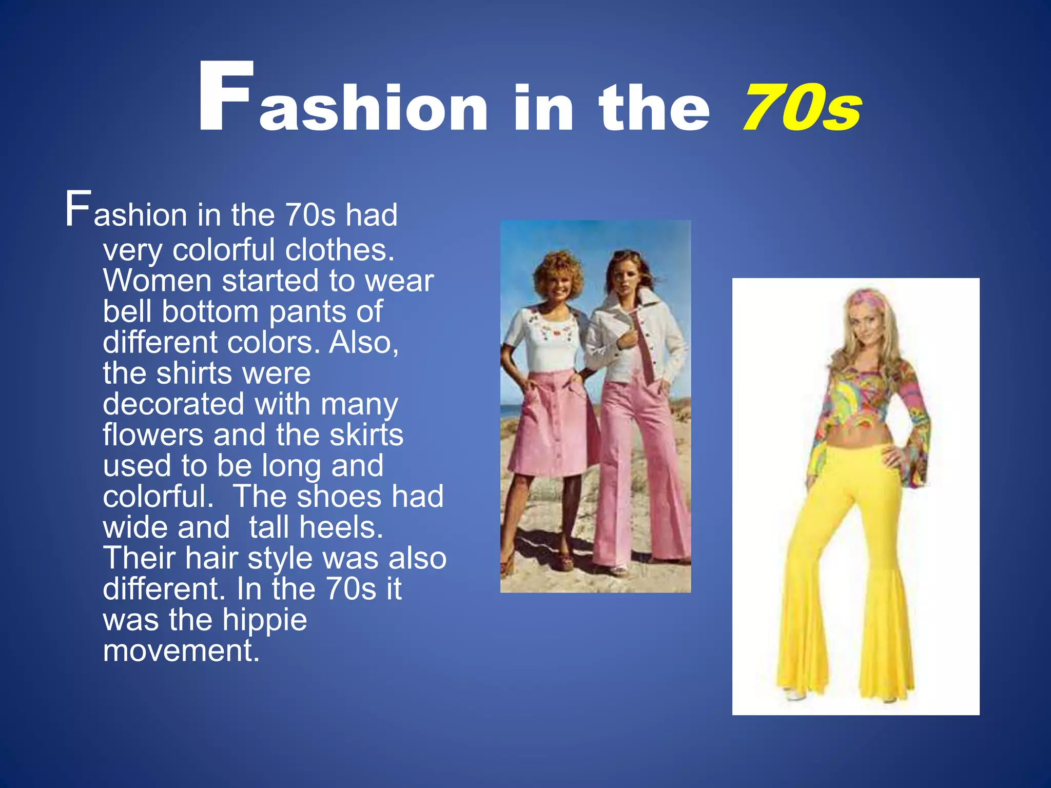 Fashion in the 70s | PPT