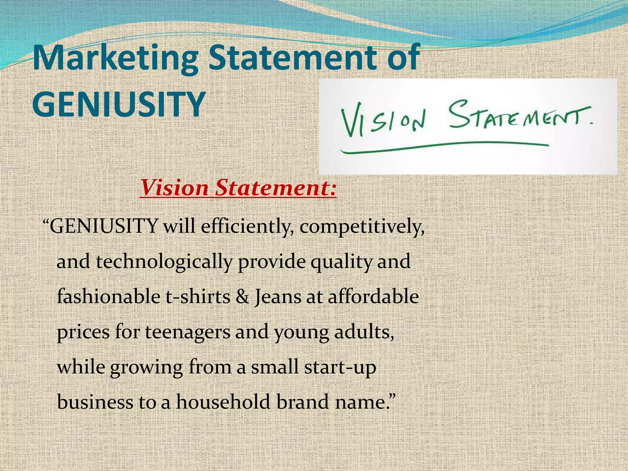 Fashion marketing : Marketing statement, object,Marketing plan ...