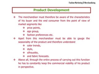 Roles & Responsibilities of Merchandiser in an Fashion industry | PDF