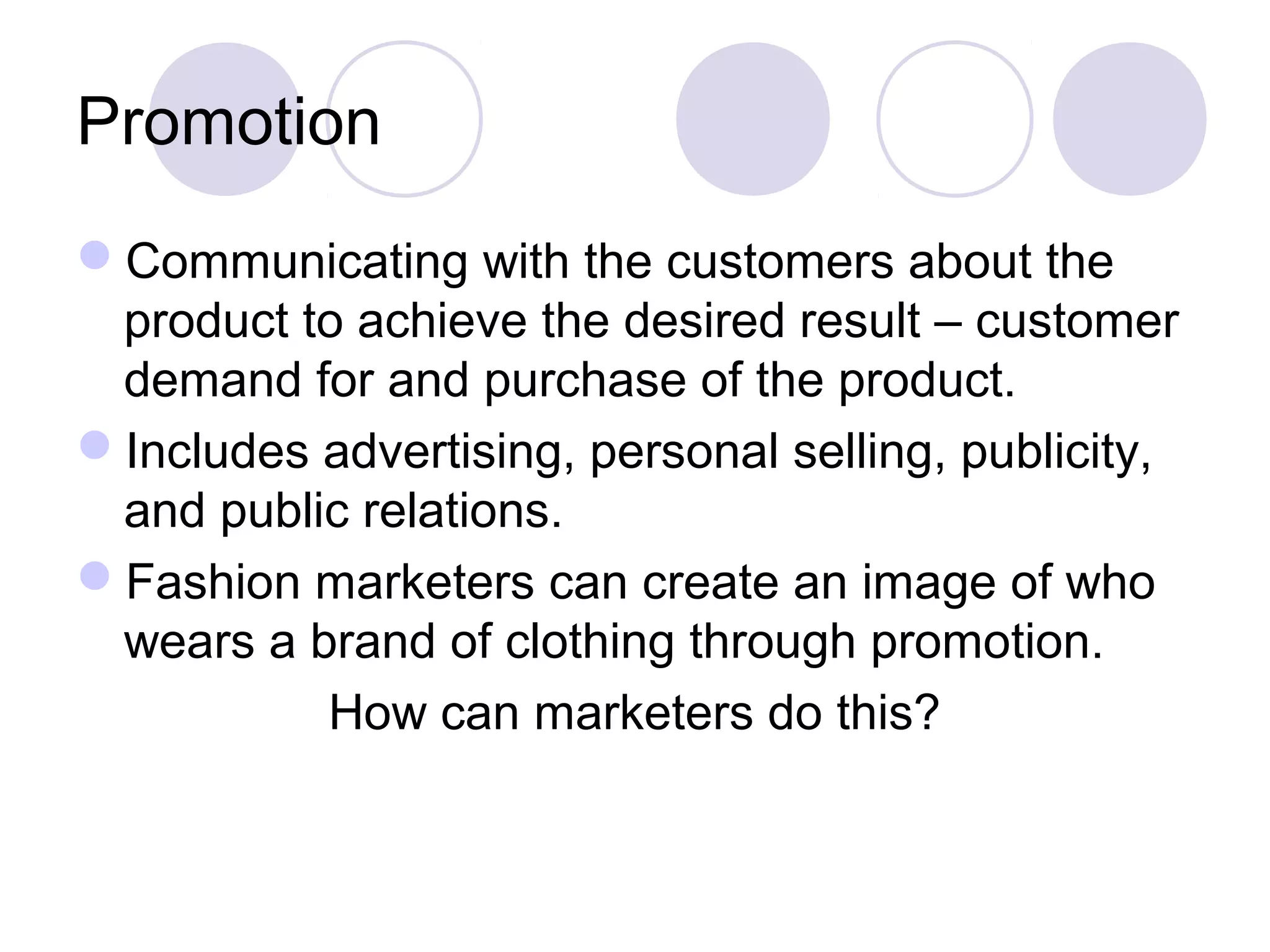 Fashion marketing basics | PPT