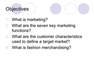 Fashion marketing basics | PPT