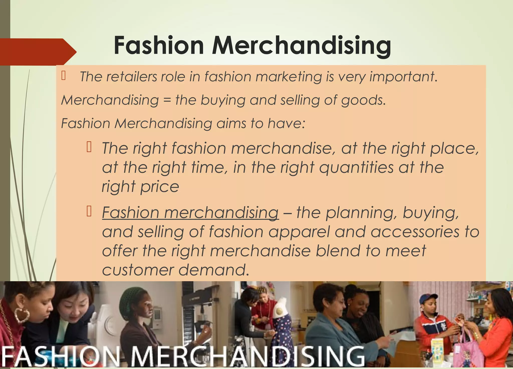 Fashion marketing concepts | PPT
