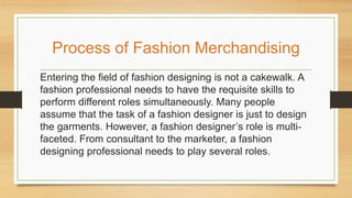 Fashion Merchandising - Fashion Designing Course - Avantika University ...