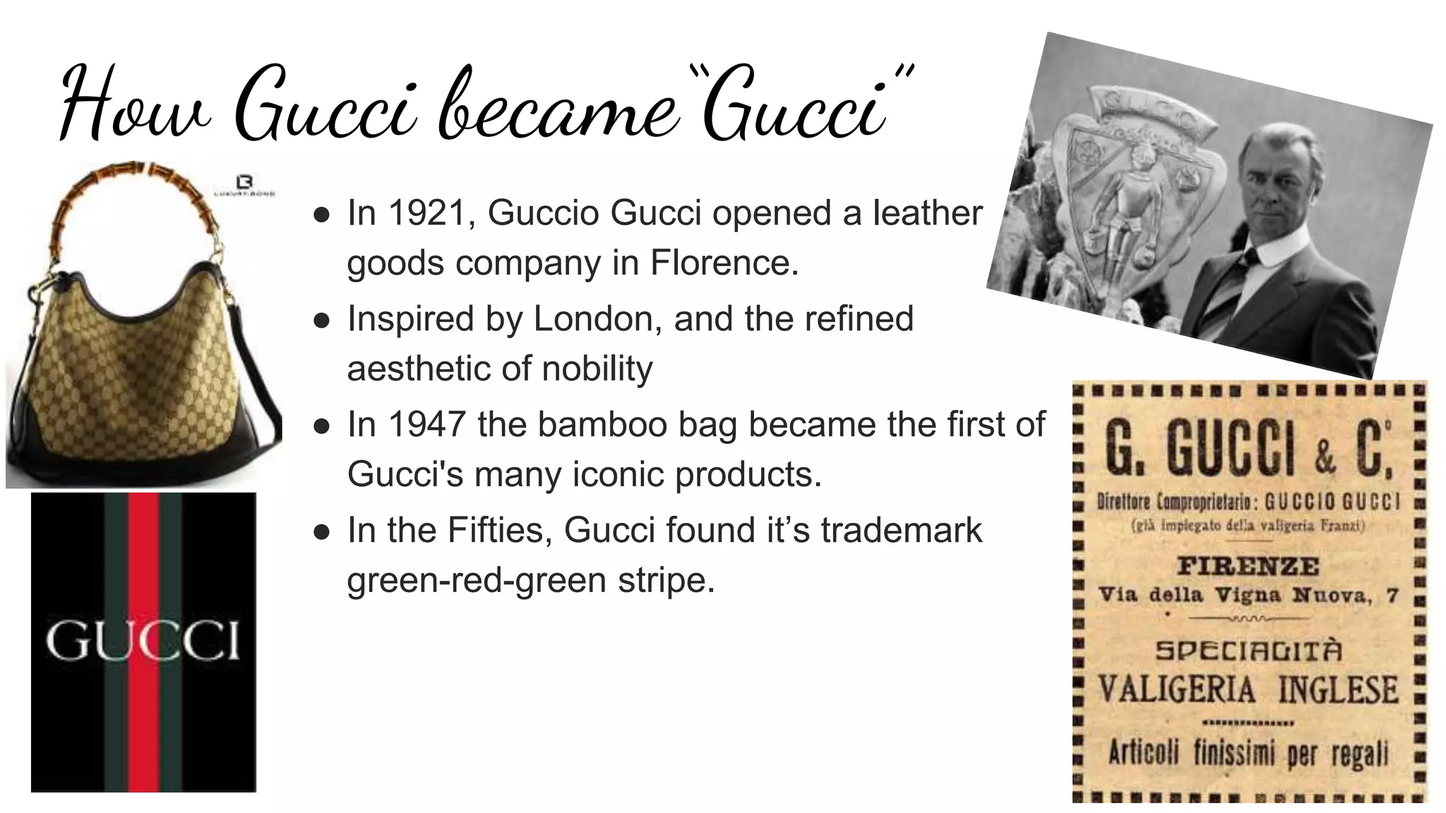 Gucci- "The Iconic Brand" | PPTX