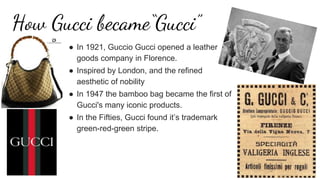 Gucci- "The Iconic Brand" | PPTX