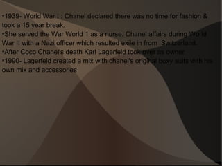 Fashion project chanel | PPT