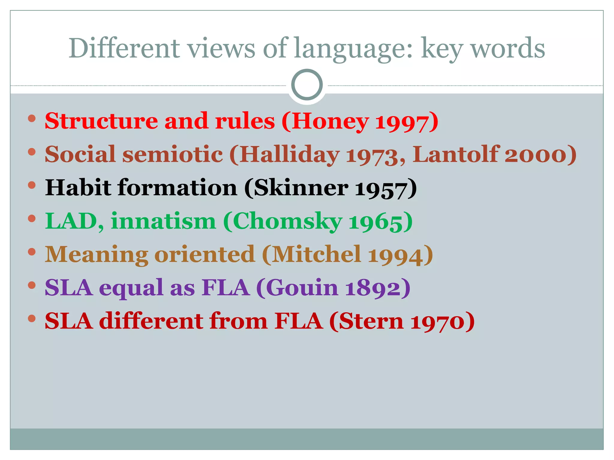 Fashions in language teaching methodology | PPT