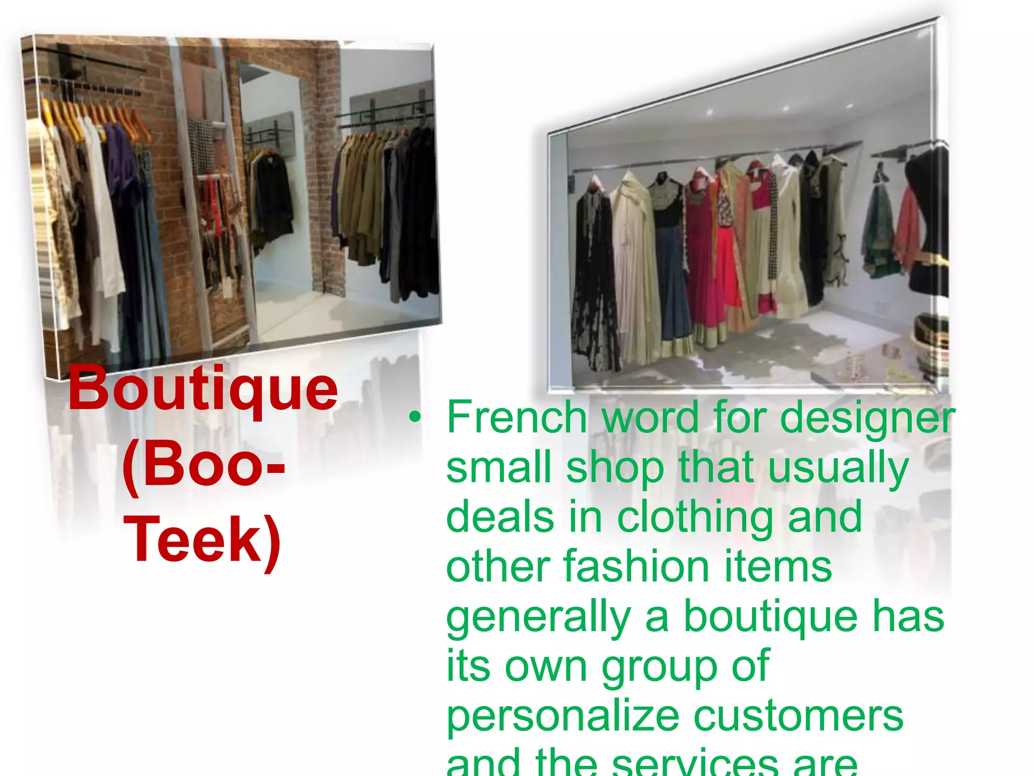 Fashion terminology | PPTX