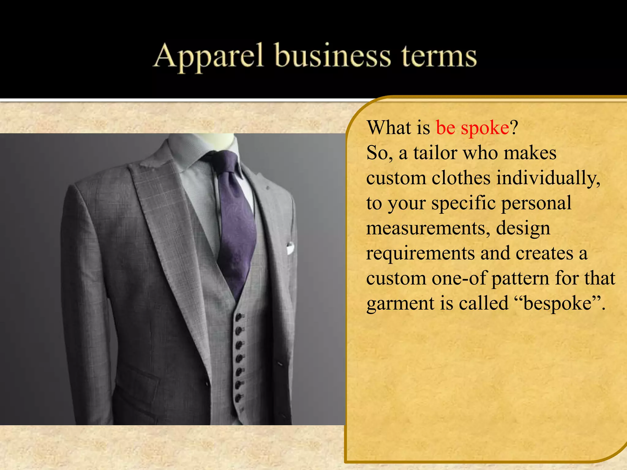 Fashion terminology | PPTX