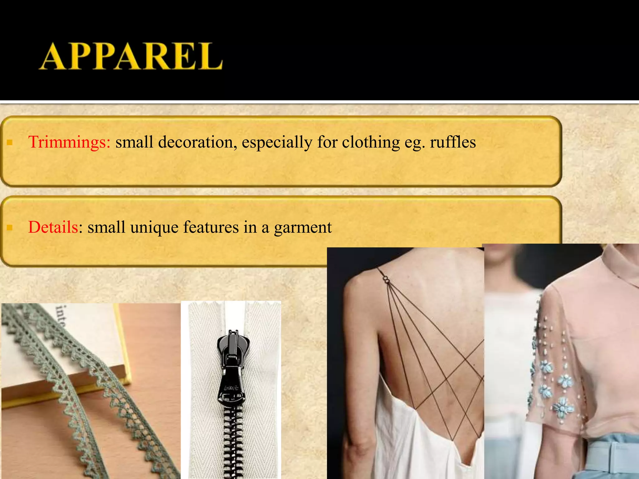 Fashion terminology | PPTX