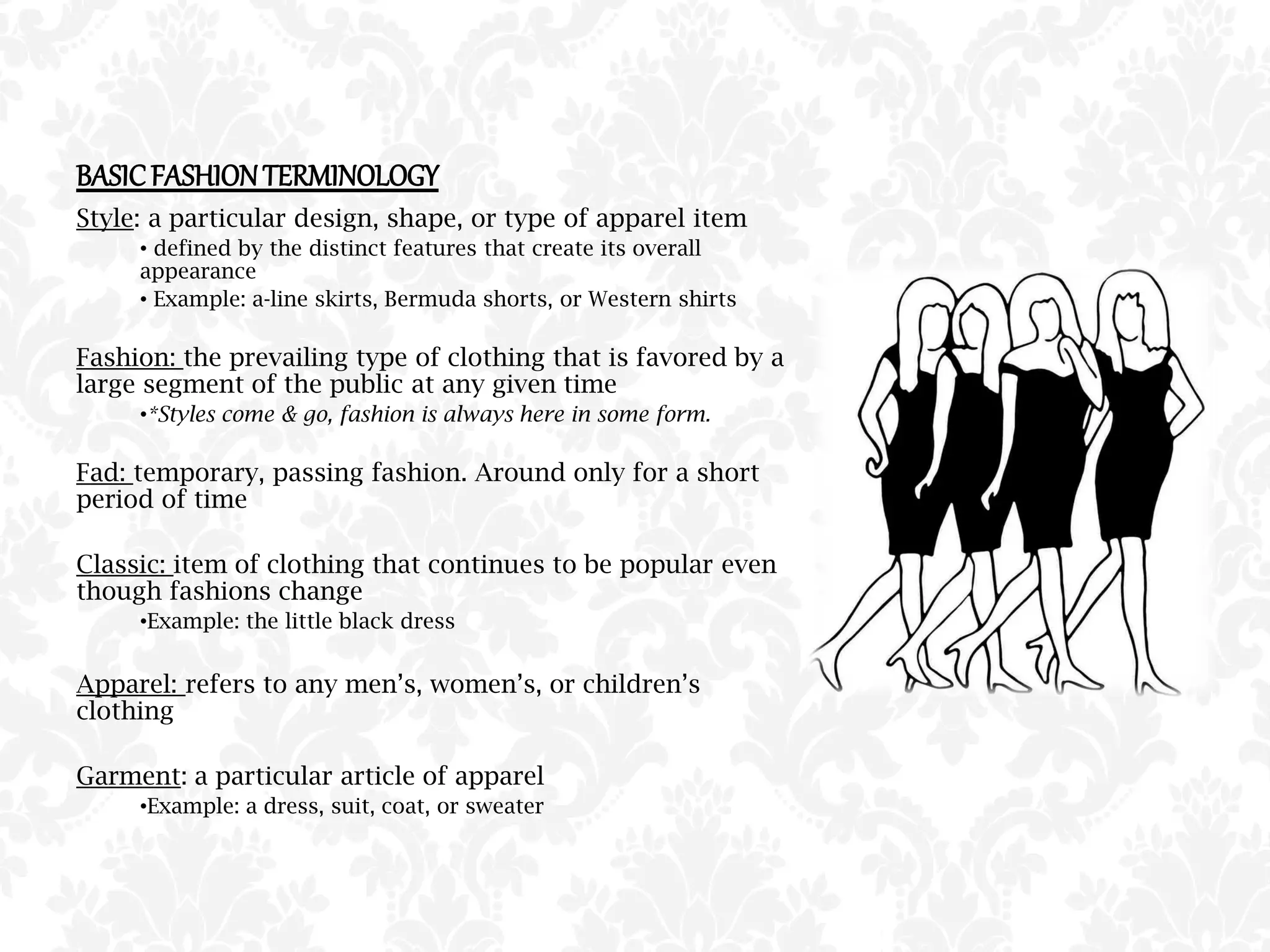 Fashion terminology (1) | PDF