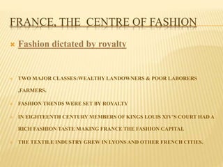 Fashion through years | PPTX