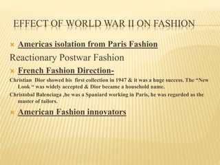 Fashion through years | PPTX