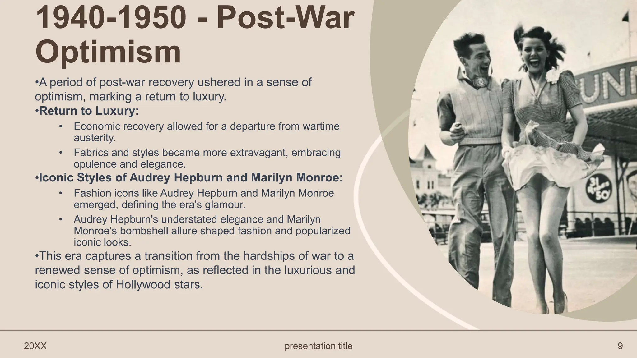 FASHION TREND IN 20TH CENTURY. for class 9pptx | PPTX