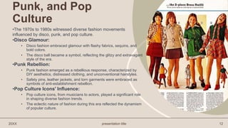 FASHION TREND IN 20TH CENTURY. for class 9pptx | PPTX