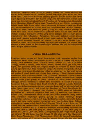 Fasies gunung api dan aplikasinya | DOCX