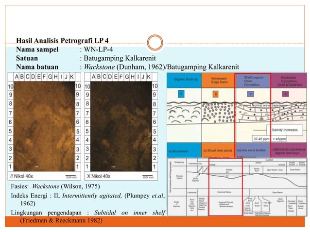 FASIES & LINGKUNGAN PENGENDAPAN BATUAN KARBONAT FORMASI WONOSARI-LOKASI ...
