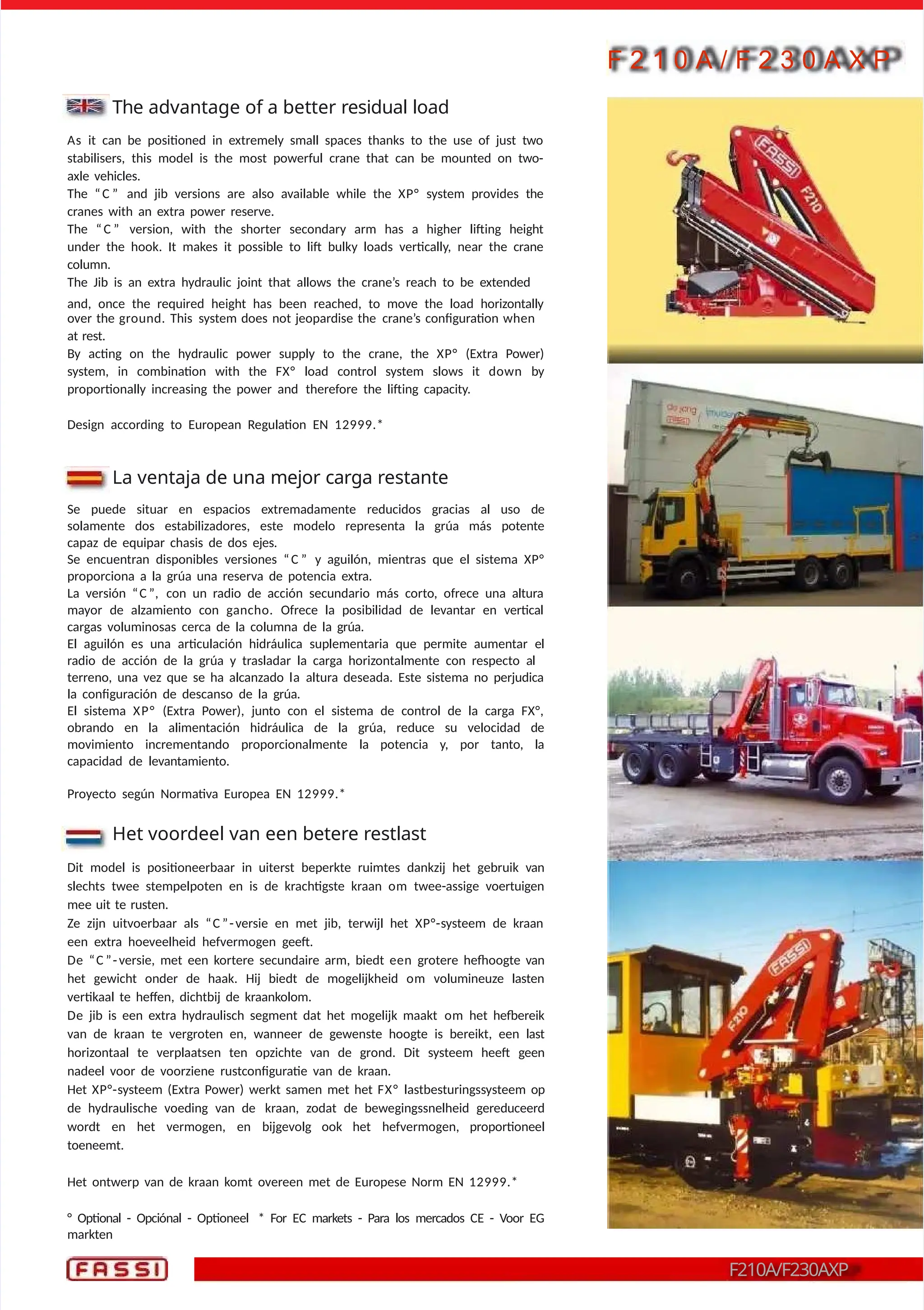 tABLA DE CARGA BRAZO ARTICULADO FASI CAMION GRUA | PPTX
