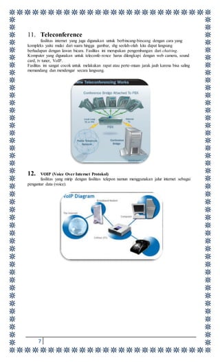 Fasilitas- Fasilitas Internet | PDF