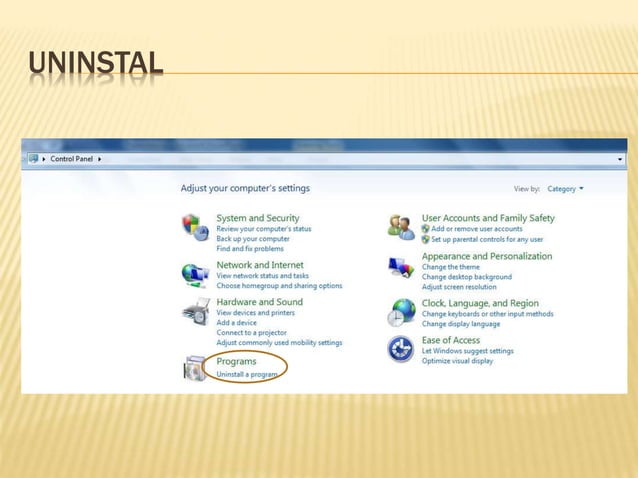 Fasilitas control panel | PPT