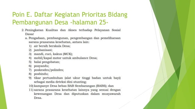 FASILITAS KESEHATAN - status polindes poskesdes.pptx