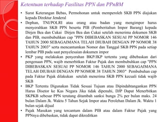Fasilitas di bidang PPN dan PPnBM | PPTX