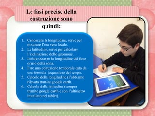 Fasi progetto orologio solare | PPTX