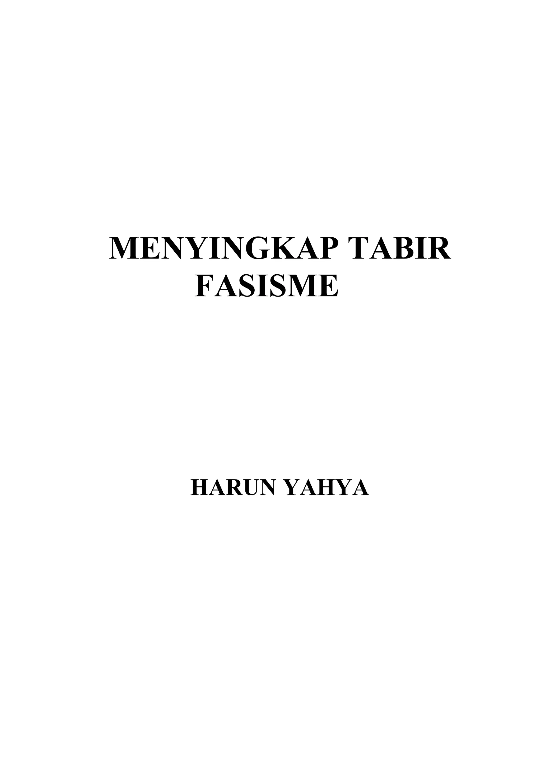 Fasisme, ideologi berdarah darwinisme. indonesian. bahasa indonesia | RTF