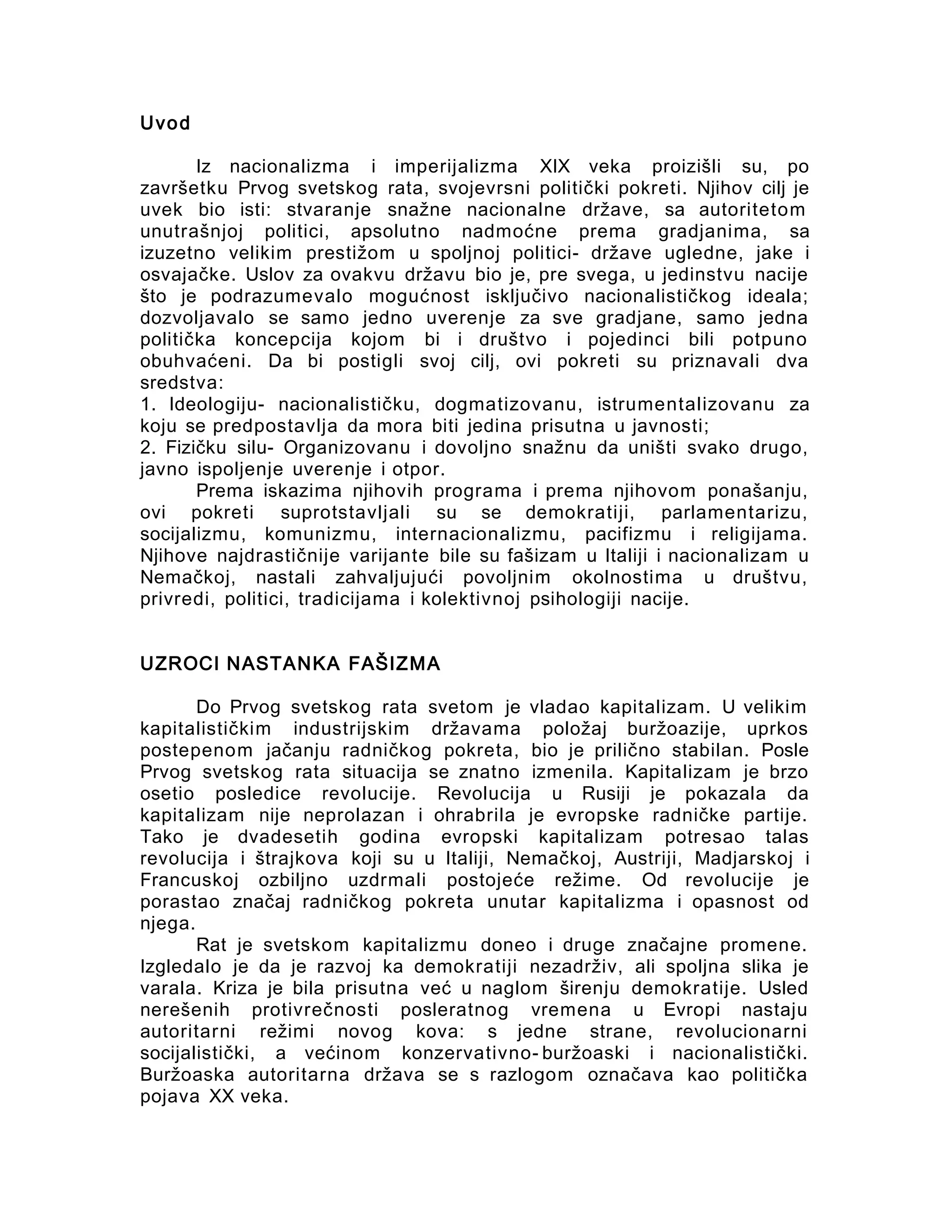 Fasizam u nemackoj | DOC