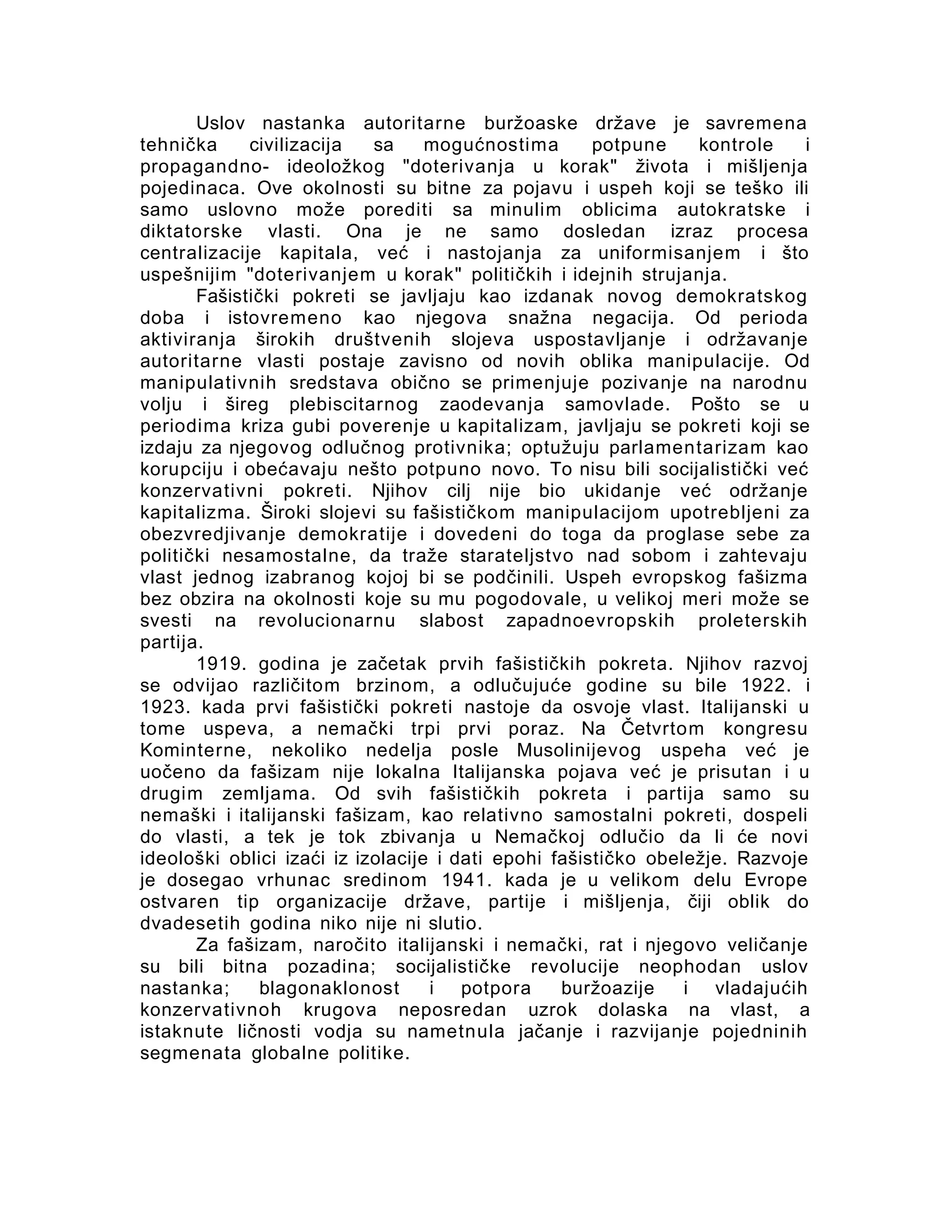 Fasizam u nemackoj | DOC