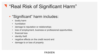 Cybersecurity and the Law: Fasken Law Firm | PPT