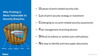 Fasoo Secure Printing solution 2014 | PPT